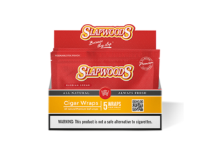 Slapwoods Wrap 5Ct Russian Cream Display 20/Case - Lehigh Wholesale Inc.