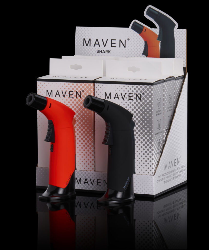 MAVEN TORCH SHARK MIX COLOUR LIGHTER 99-X03 - Lehigh Wholesale Inc.